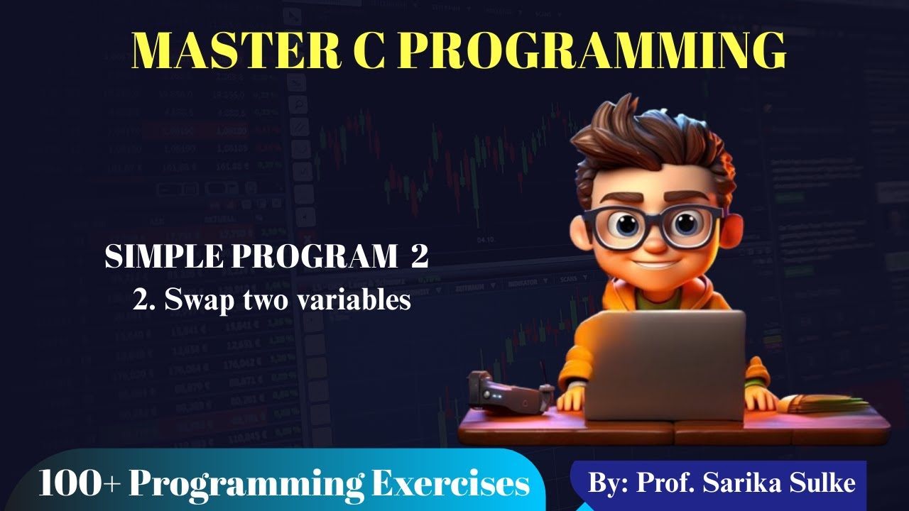 31. Program to swap two numbers in C | Programs in C For Beginners | C Tutorial