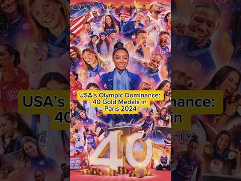 USA’s Olympic Dominance: 40 Gold Medals in Paris 2024