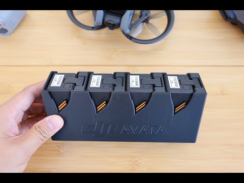 🔋 DJI AVATA Battery Case Enclosure Protection for 3 and 4 Batteries ...