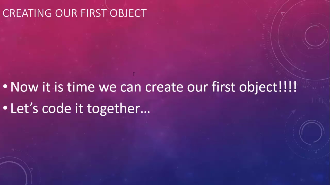 Object Oriented Programming Miniseries Part 1