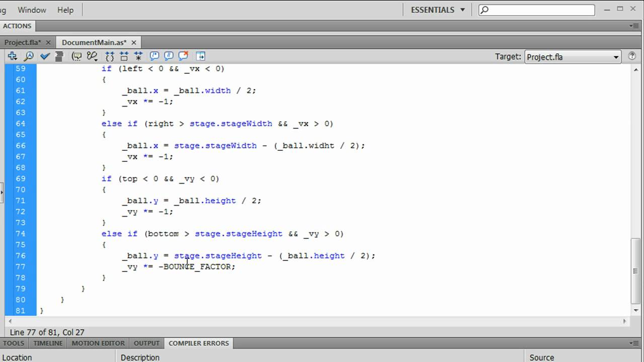 DevNote Tutorial:  Intro to Flash Game Programming (3/5)