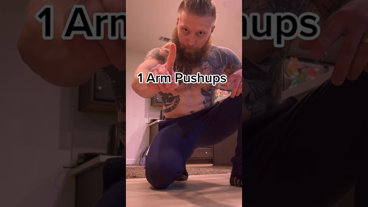 1 arm pushups for beginners and advanced #calisthenics #fitnesstips #shorts