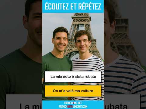 Come si dice in francese I La mia auto è stata rubata