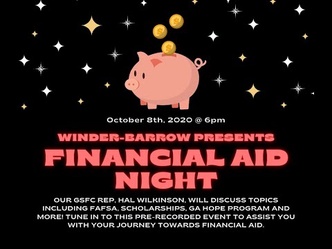 WBHS Financial Aid Night 2020