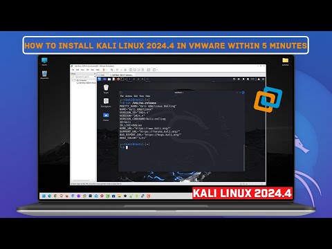 How to Install Kali Linux 2024.4 in VMware within 5 Minutes Step-By-Step Guide