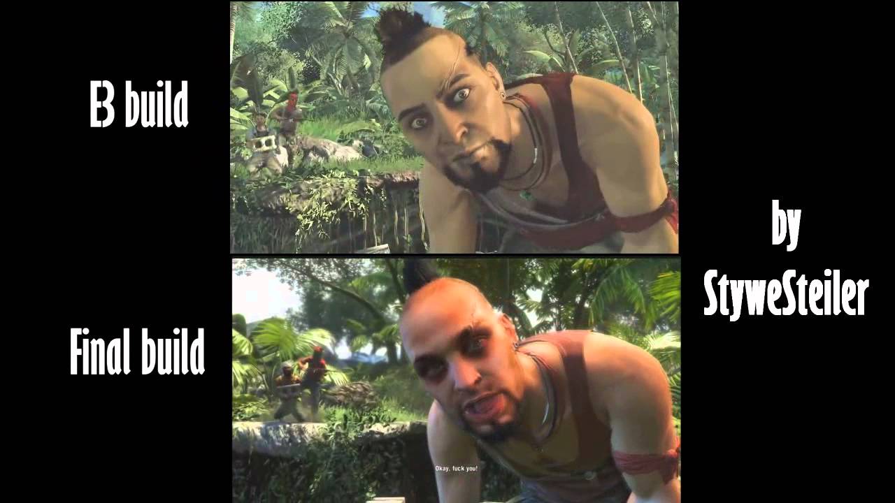 Far Cry 3 E3 demo vs. Final build comparison