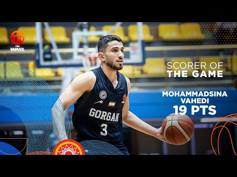 FIBA WASL S2 | SCORER OF THE GAME | AL NAFT VS GORGAN| MOHAMMADSINA VAHEDI