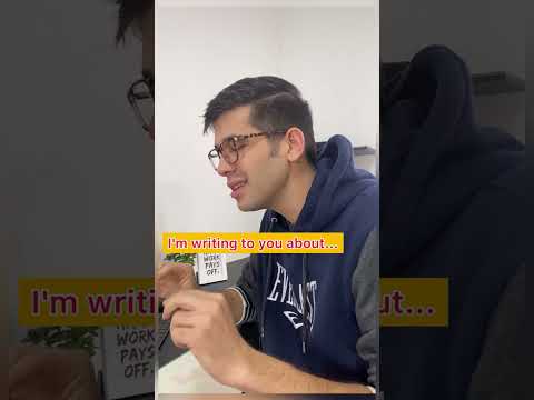 Business English || Writing a Business Email #shorts