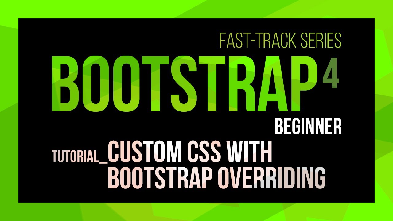 Bootstrap custom CSS overrides