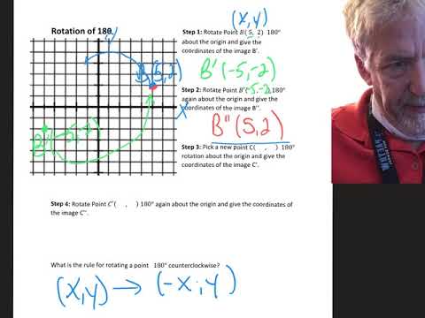 Unit 1: Rotation Rule 180 degrees