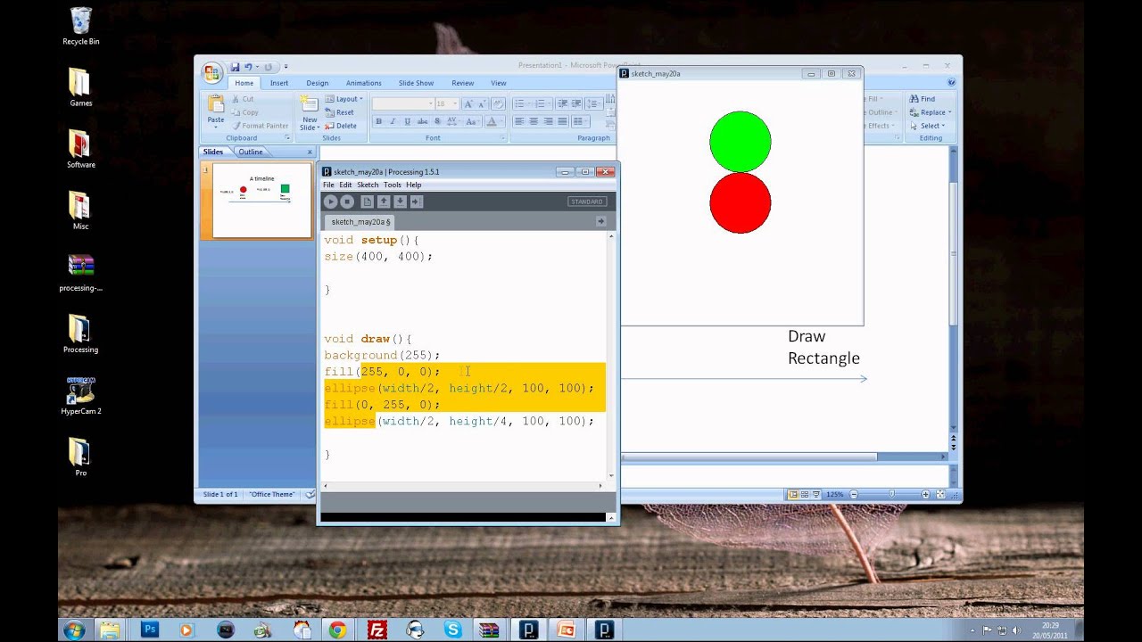 Processing Tutorial 2 - Basic Shapes