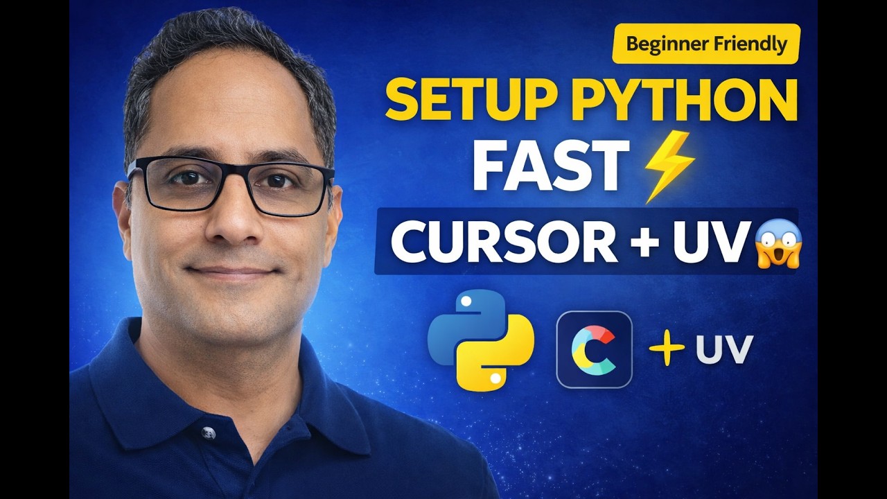Python Development Setup 2026 🚀 | Cursor IDE, UV Package Manager & GitHub