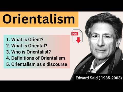Orientalism by Edward Said | Orient | Oriental | Orientalist | Explained in Urdu & Hindi