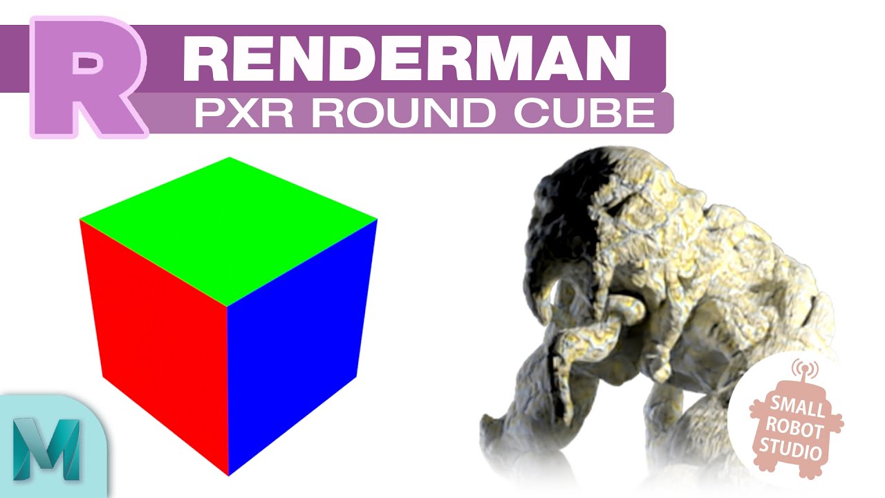 Renderman 23 Tri-planar Projections (PxrRoundCube) Tutorial