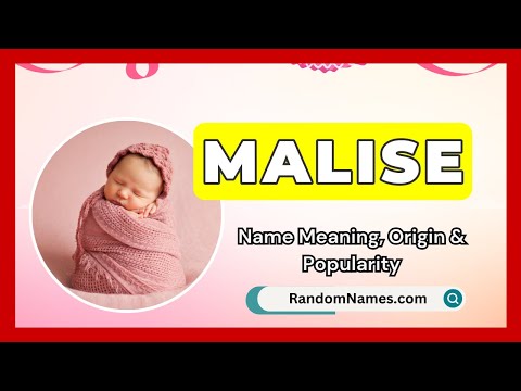 Malise - Baby Girl Name Meaning, Origin & Popularity - RandomNames.com