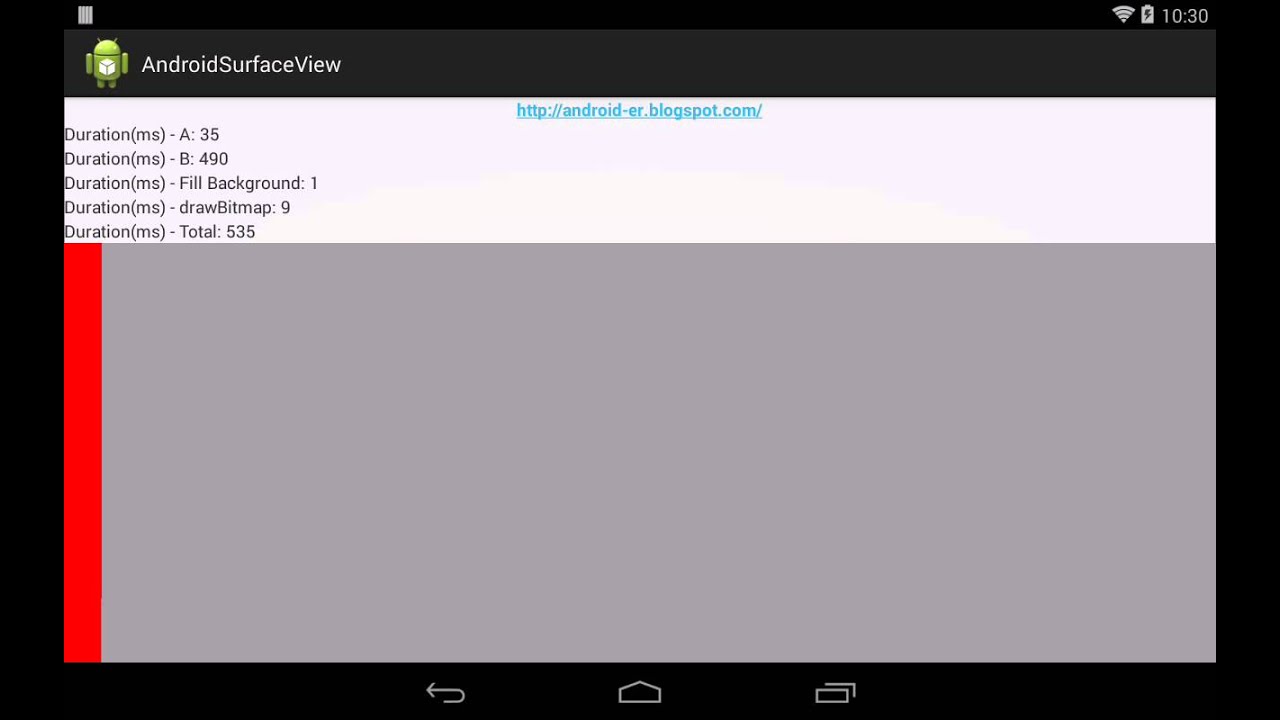 Draw bitmap programmatically for SurfaceView - B