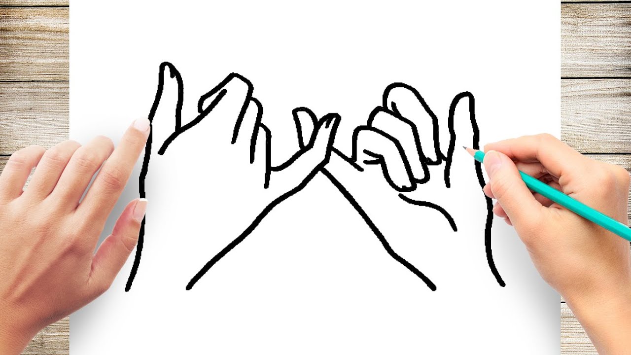 How to Draw Pinky Promise