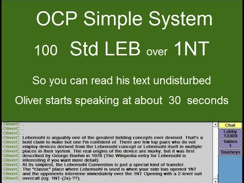 100 Ch 5.1 - Std LEB Over 1NT