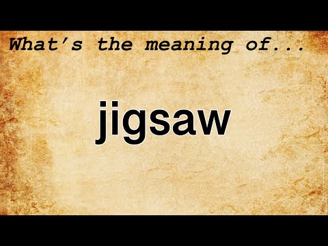 Jigsaw Meaning | Definition of Jigsaw