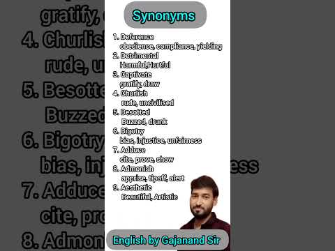 Synonyms for Competitive Exams (CIVIL SERVICES EXAM)