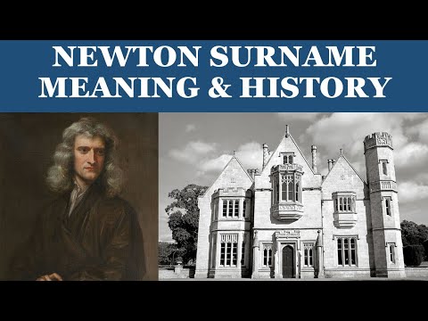 Newton Surname History