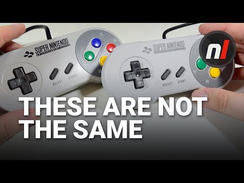 A close comparison of the SNES and SNES Classic Edition controllers ...