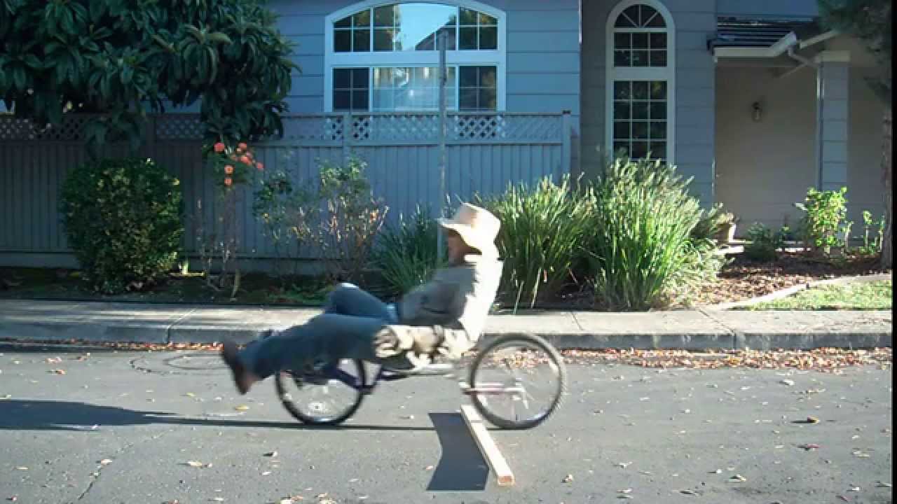 Python suspension - road bump test