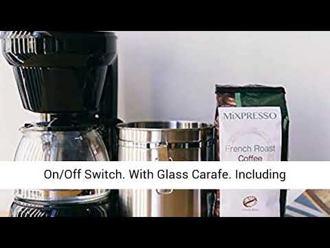 Mixpresso 5-Cup Drip Coffee Maker, Coffee Pot Machine Including Reusable And Removable Coffee Filter