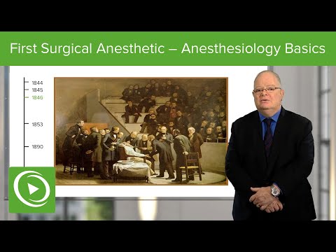 First Surgical Anesthetic – Anesthesiology Basics