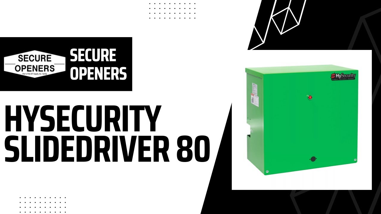 The Heavy Duty Automated Vehicular Slide Gate | HySecurity SlideDriver 80