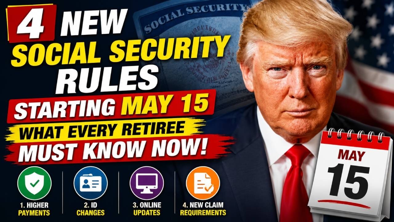 4 New Social Security Rules Starting May 15 — What Every Retiree Must Know Now !