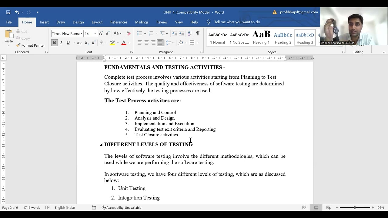 UNIT -4, Software Engineering, Software Testing