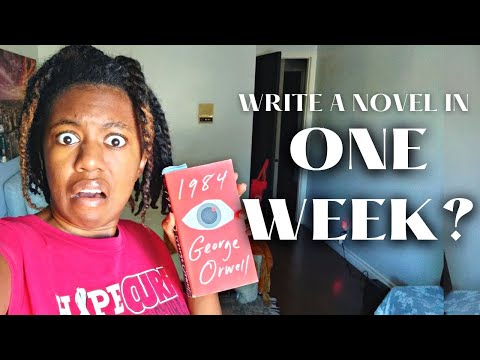 How to write a NOVEL in 7 DAYS - 15,000 words writing challenge