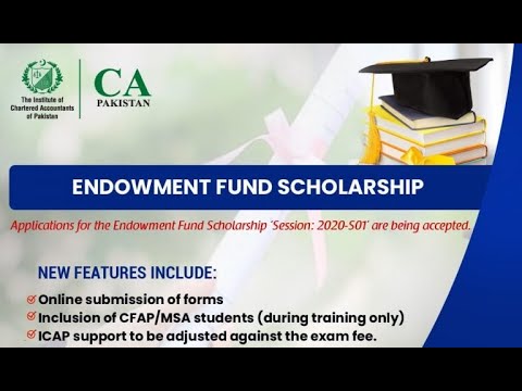 How to apply for endowment fund 2023?|| icap|| ca || afc || caf || cfap || msa || ca Passionates