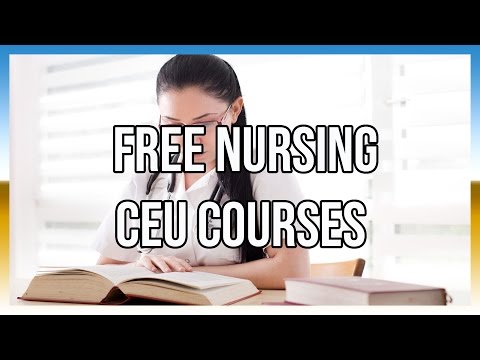 Free Nursing CEU Courses
