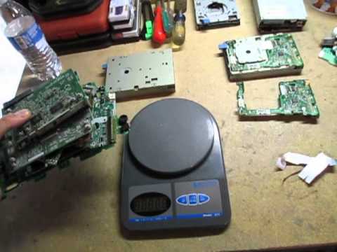 Making Money Scrapping Computer Tower CD/DVD & Floppy Drives.