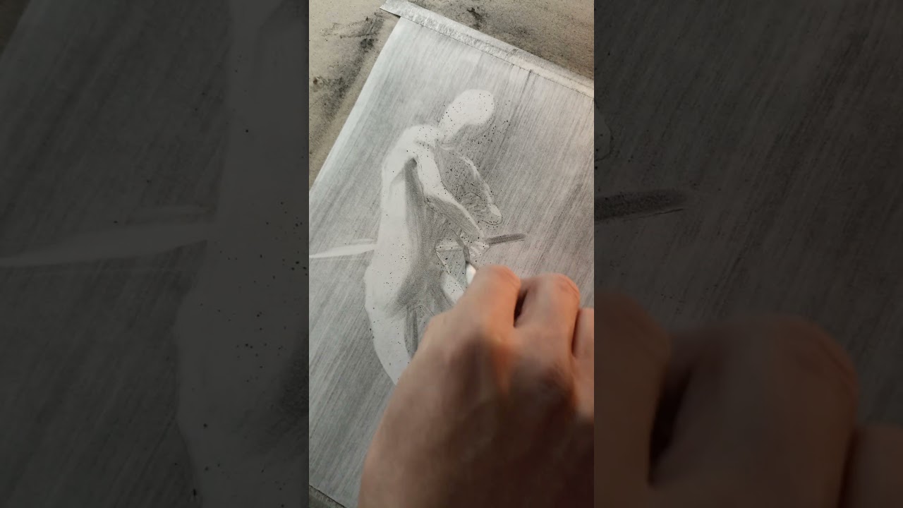 Dynamic Sword Warrior Sketch | Pencil Art Video