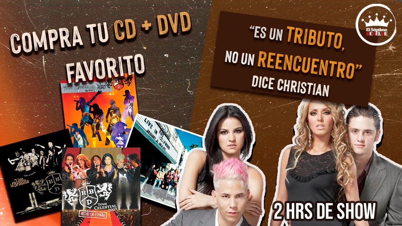 REGRESAN LOS DVD´s en VIVO de RBD 💿 ¿Por qué Poncho y Dulce María no estarán en el LIVE?
