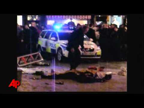 Amateur Video Shows Twin Swedish Blasts