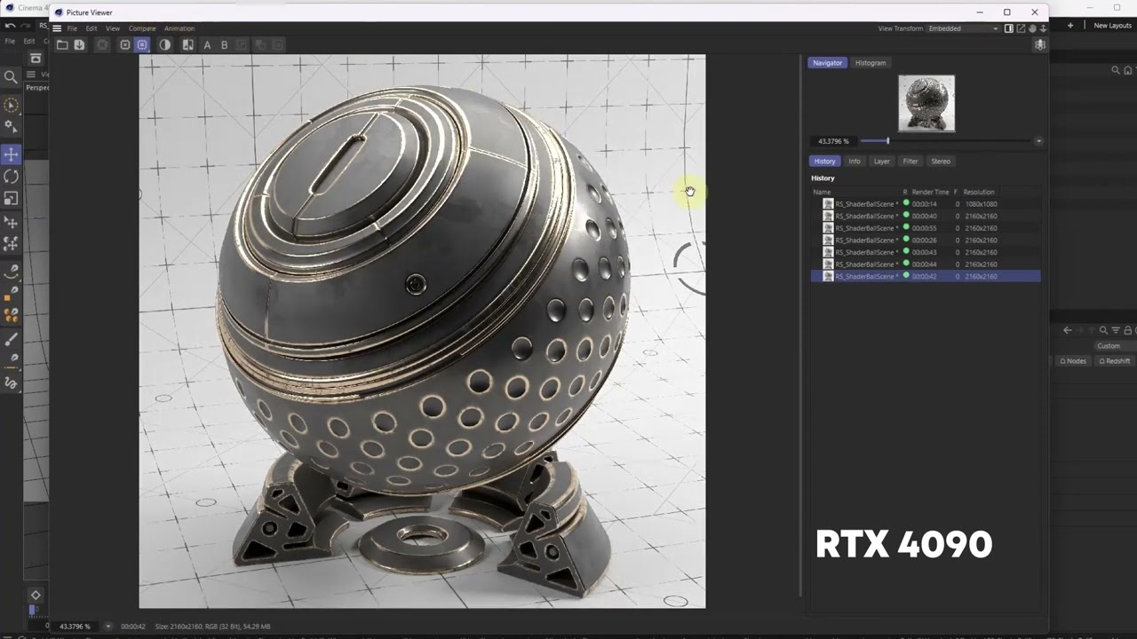 RTX 4090 vs RTX 3090 Redshift Render Comparison