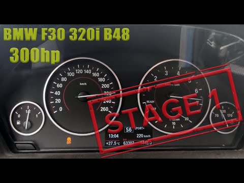 Bmw F30 320i xDrive B48 - Stage 1 MG Flasher, xHP Stage 3, 300hp