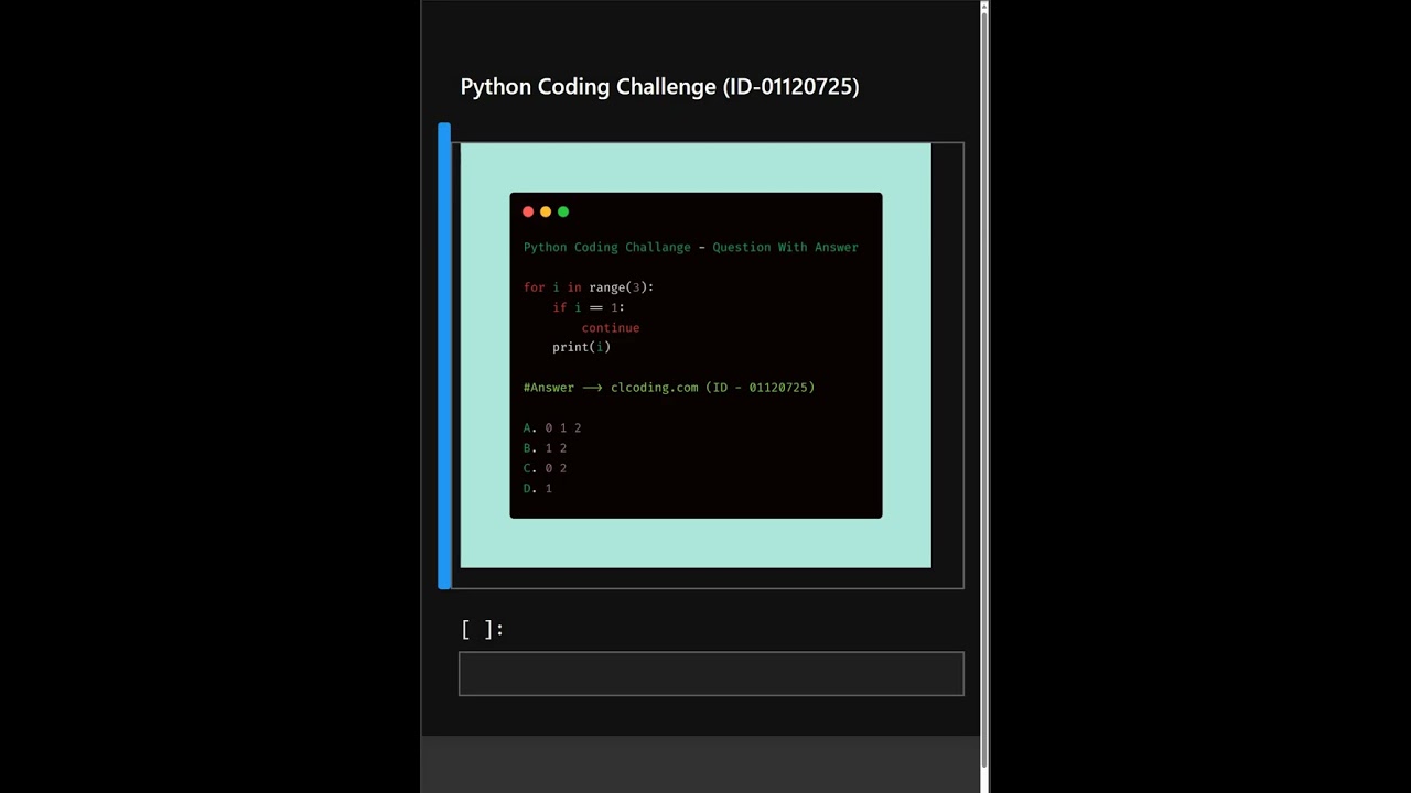 Python Coding Challenge ID 01120725