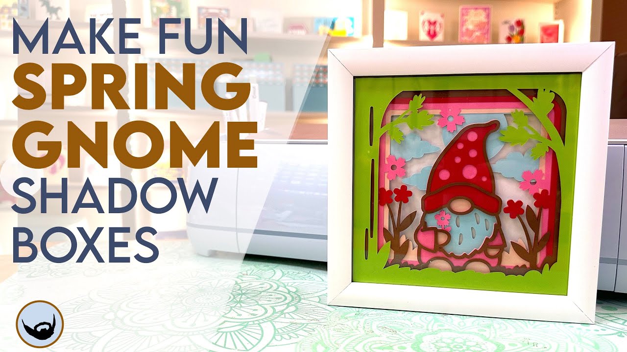 Make a Fun Spring Gnome Shadow Box