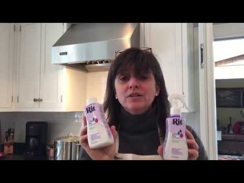 How to cut the rinsing time when dyeing cotton fabric with Rit Dye: Dye Fixative