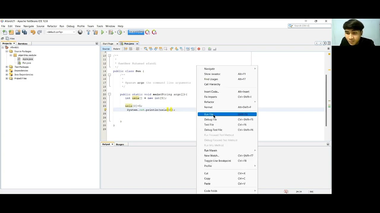 TUTORIAL JAVA KE 10 || ARRAY PADA JAVA