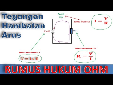 Explanation of Ohm's law formula - How to calculate voltage, current and electrical resistance