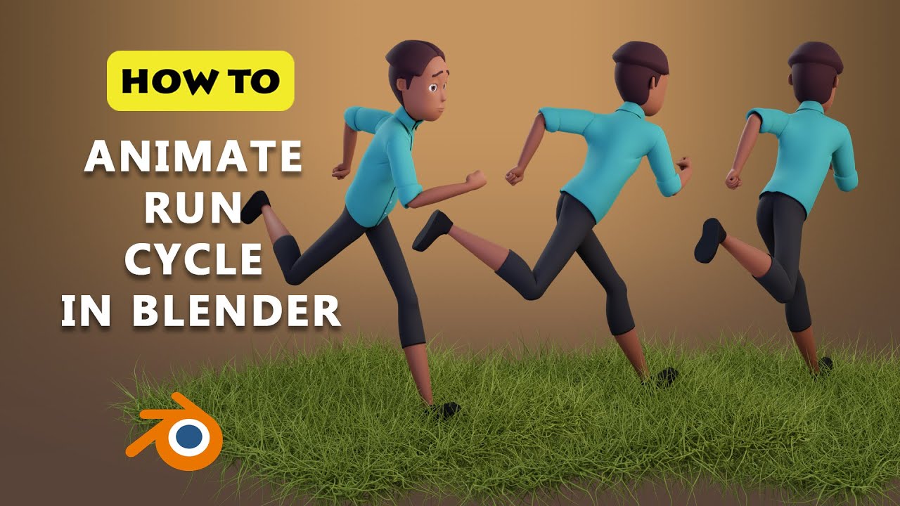How To Animate Run Cycle In Blender