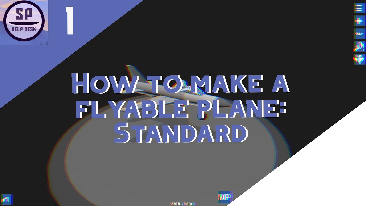 How to build a flyable airplane: Standard