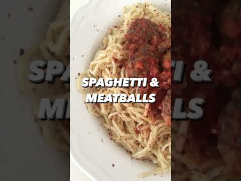 Spaghetti & Meatballs | YBW Foods | #ybwfoods #shorts #spaghettiandmeatballs #spaghetti #meatballs
