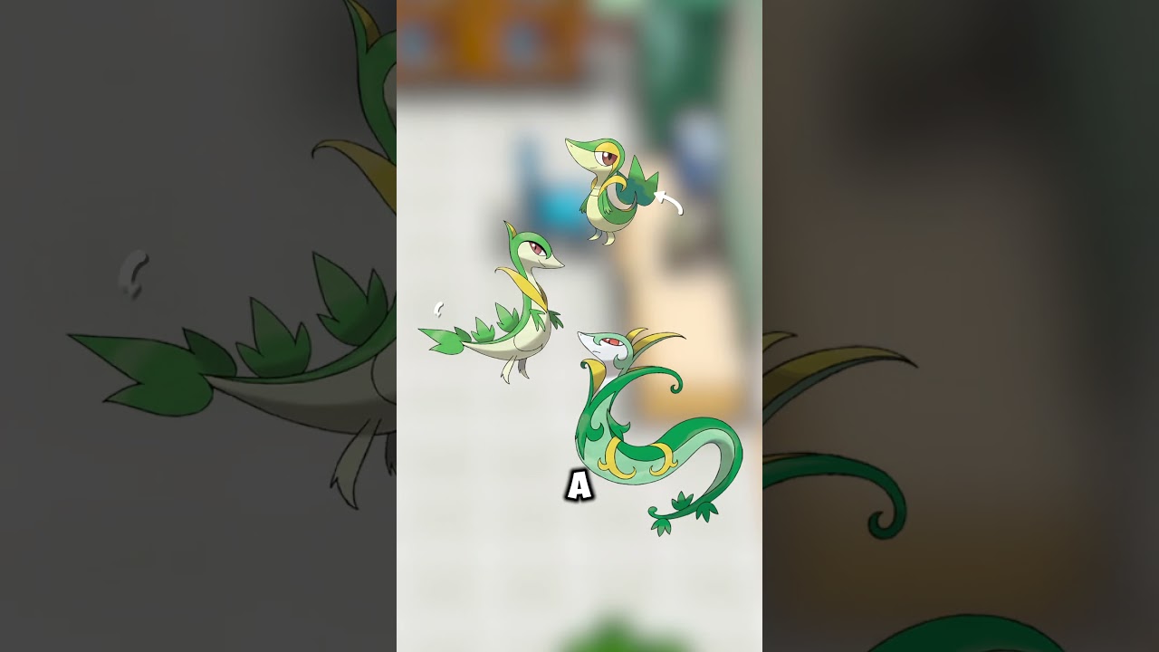 SNOTTILE! The unofficial pre evolution to Snivy | #pokemon #snivy #pokémonevolutions
